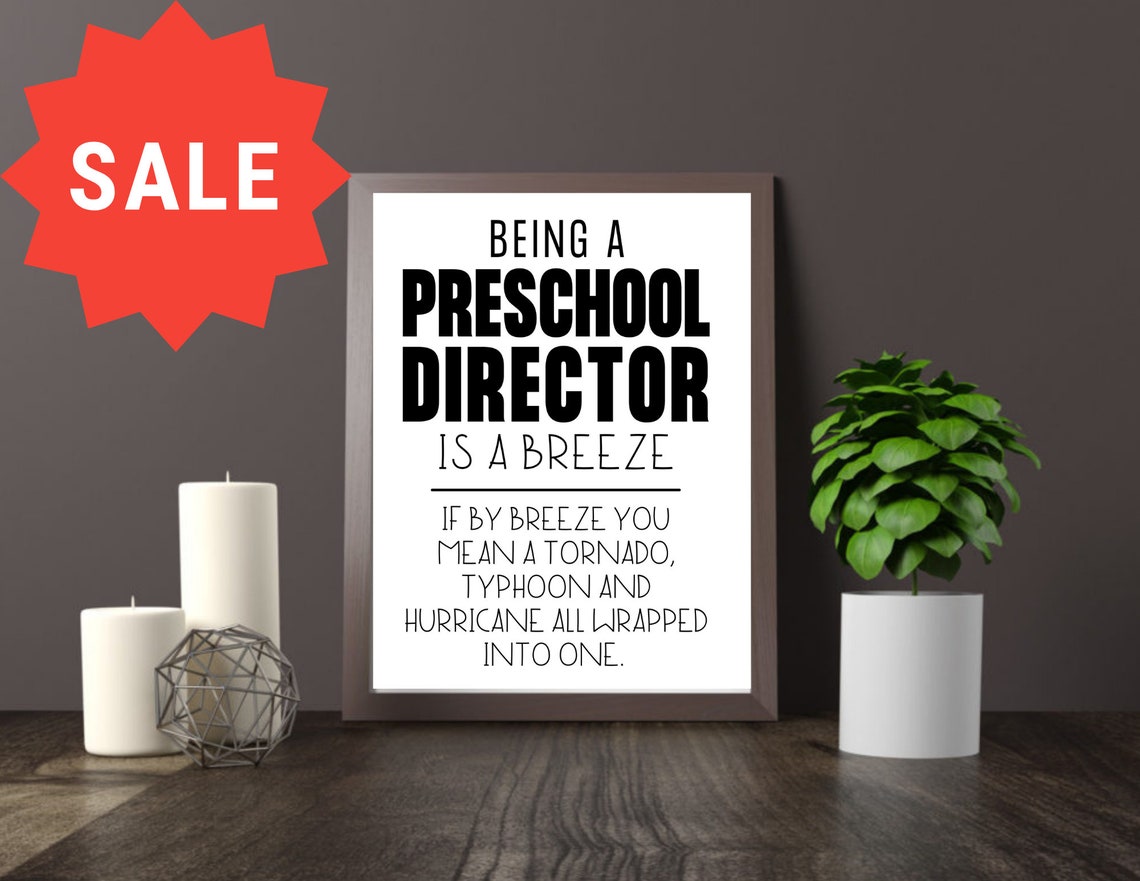 Preschool Director Gift/gift for Preschool Director/teacher - Etsy