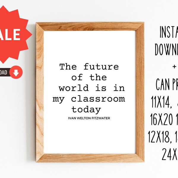 Future of the World Classroom Poster - Etsy