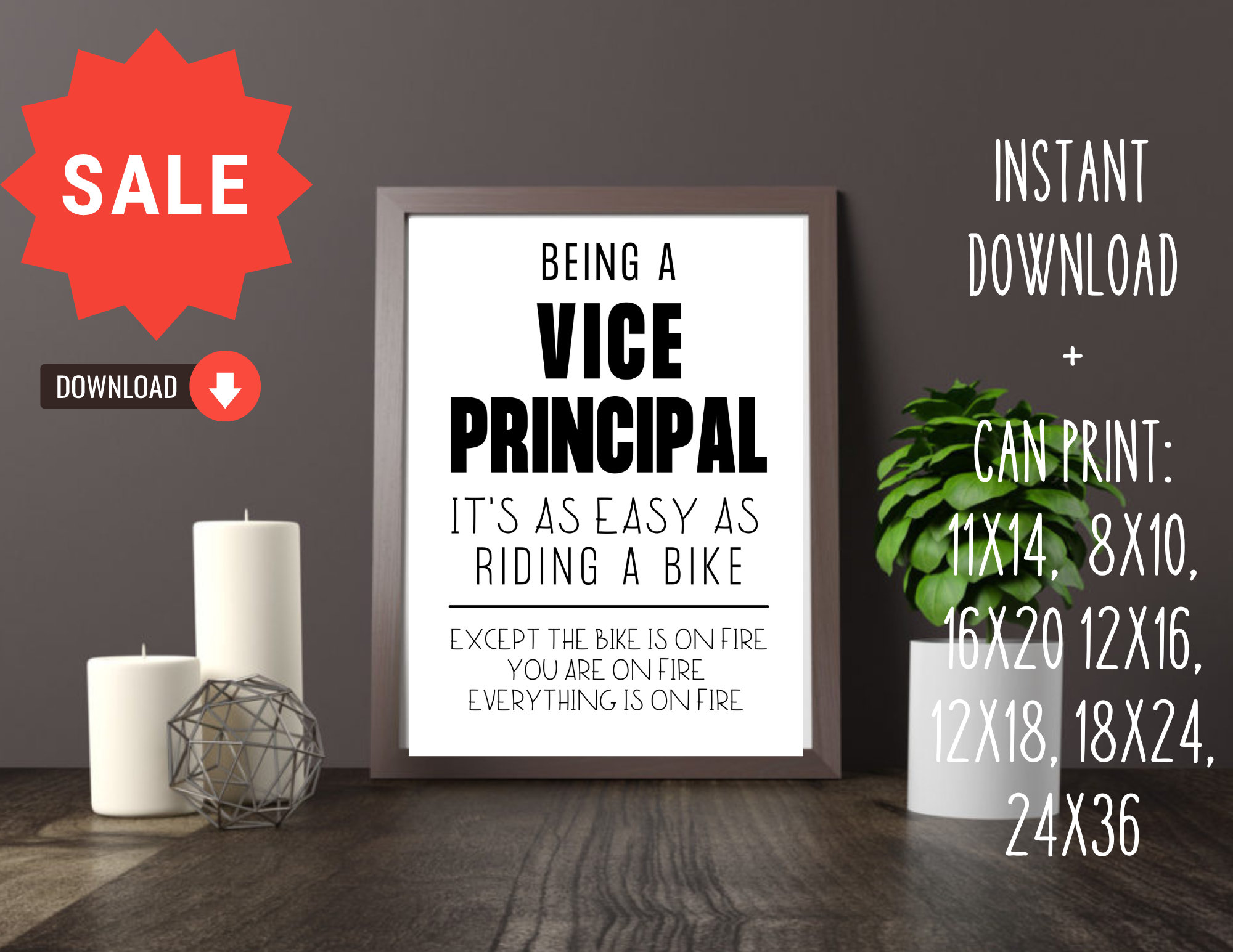 Vice Principal Gift/gift for Vice Principal/teacher - Etsy