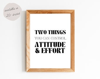 Attitude Sign | Etsy