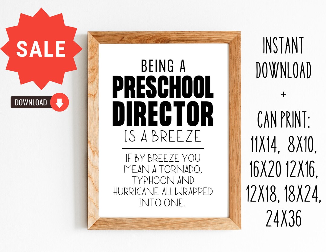 Preschool Director Gift/gift for Preschool Director/teacher ...