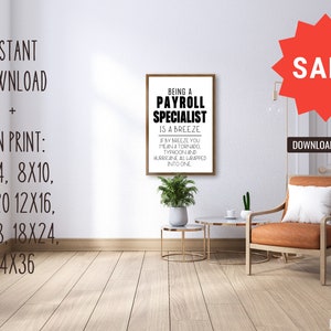 Payroll Specialist Gift/gift for Payroll Specialist/thankyou Payroll ...