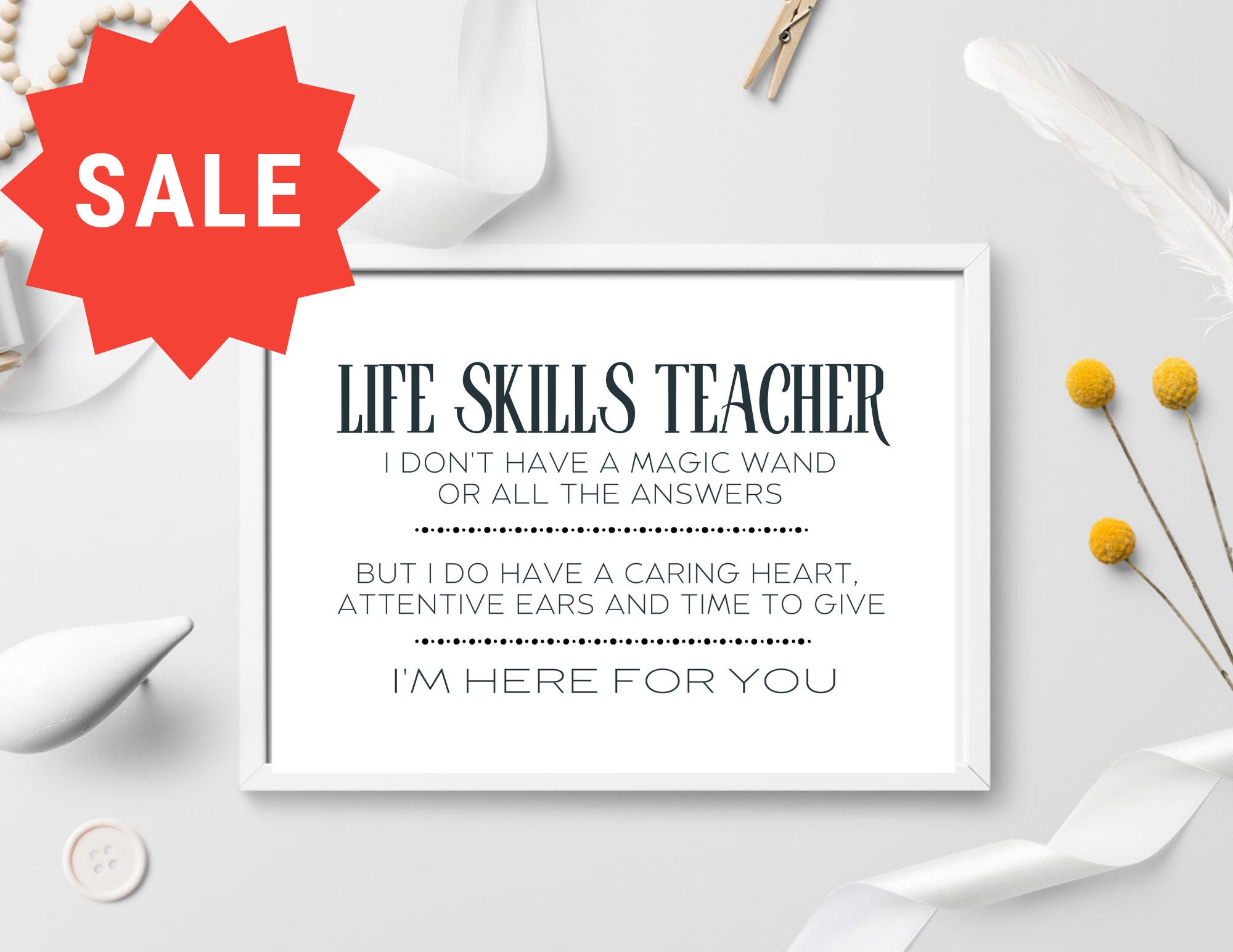 Life Skills Teacher Gift/gift for Life Skills Teacher/special - Etsy