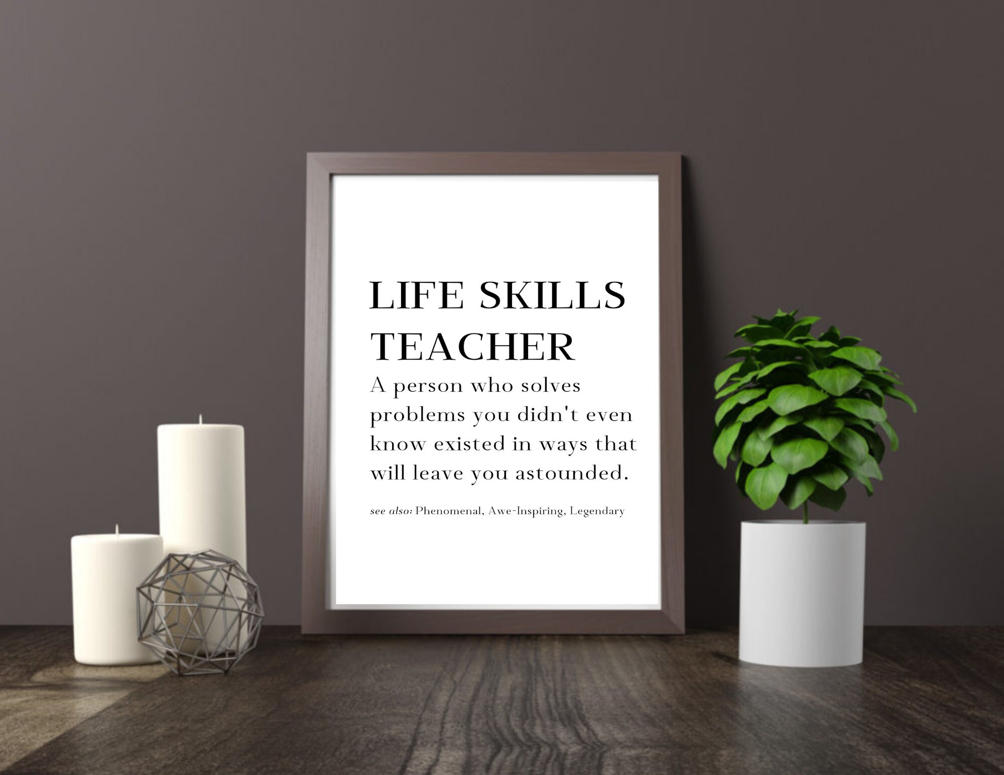 Life Skills Teacher Gift/gift for Life Skills Teacher/teacher ...