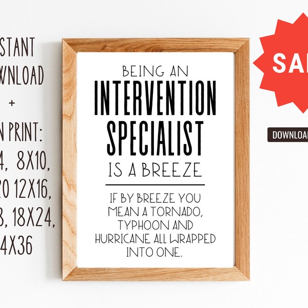 Intervention Teacher Room Sign - Etsy