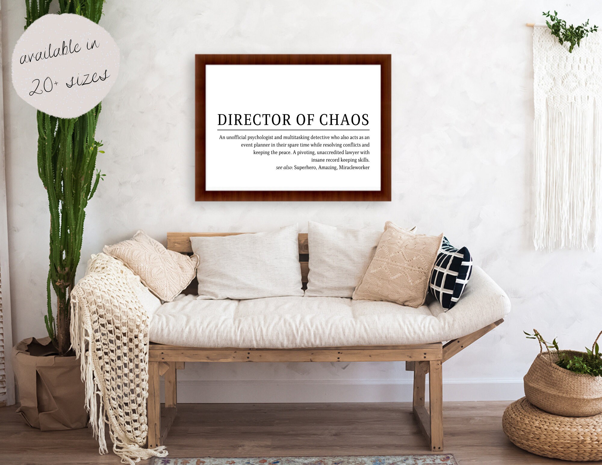 Director of Chaos Gift/director of Chaos Gift/teacher Appreciation/8x10 ...