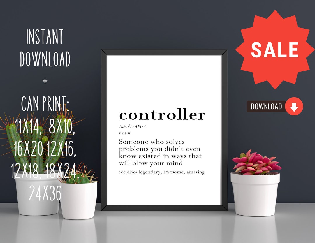 Controller Gift/gift Controller/controller Poster/funny Controller ...
