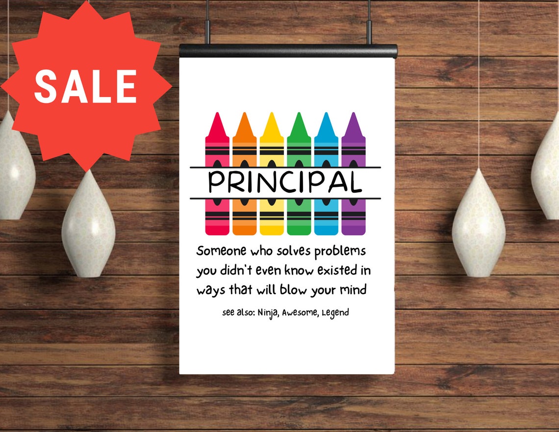 Principal Gift/gift for Principal/teacher Appreciation/staff - Etsy