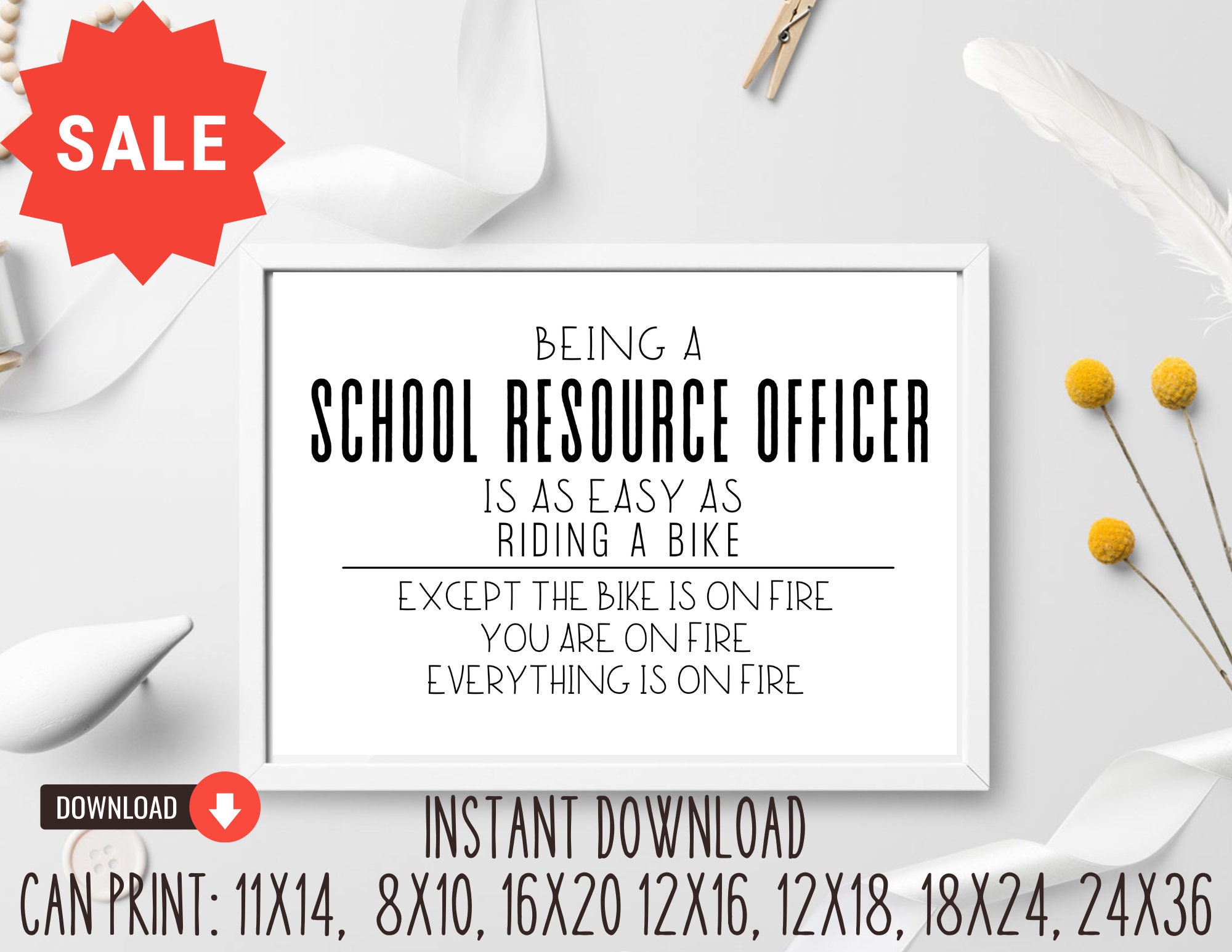 Student Resource Officer Gift/sro Gift/teacher Appreciation/sro Fun ...