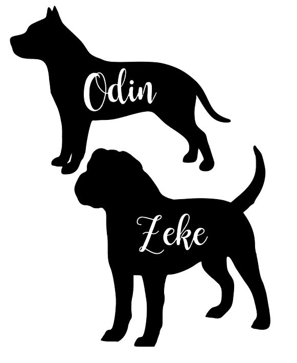 Dog Breed Decals - Etsy