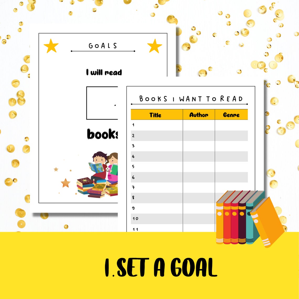 Reading Tracker for Kids Make reading a fun thing to do | Etsy