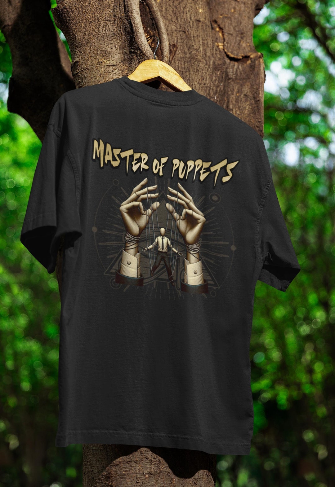 Metallica Shirt, Gothic Shirt , Metal Tee , Master of Puppets , Retro ...