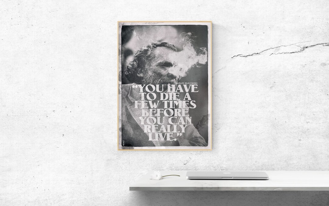 Charles Bukowski Poster/art Print Picture in 5 Sizes by Martmilet - Etsy
