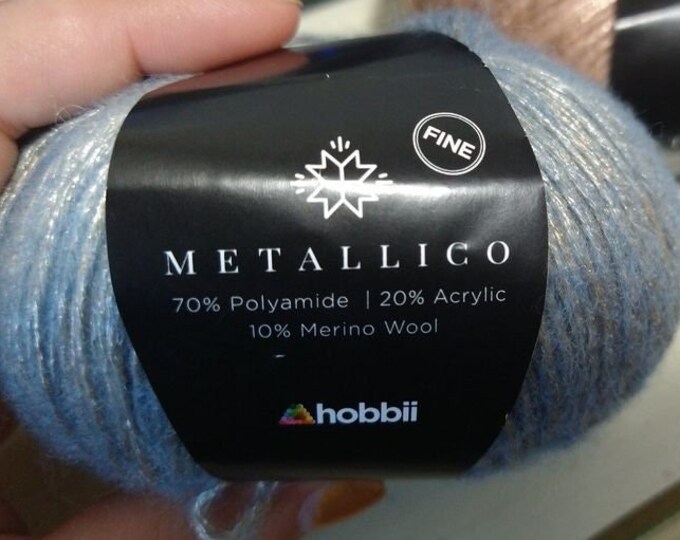 Metallico Fine Yarn - Etsy