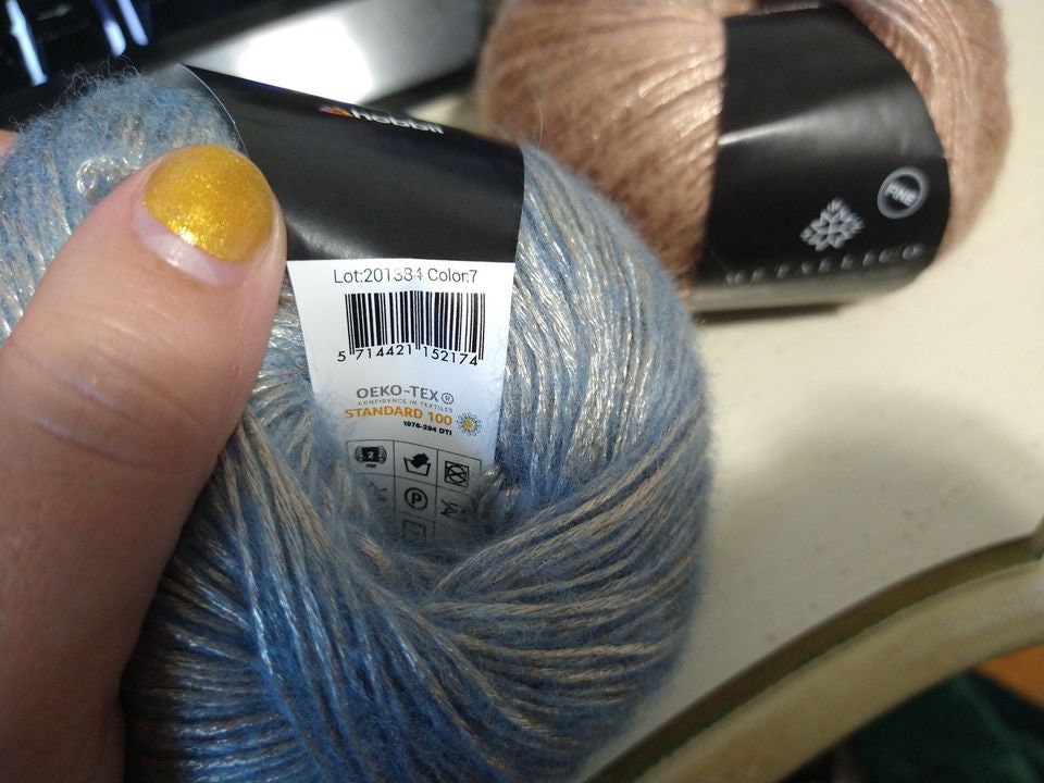 Metallico Fine Yarn - Etsy