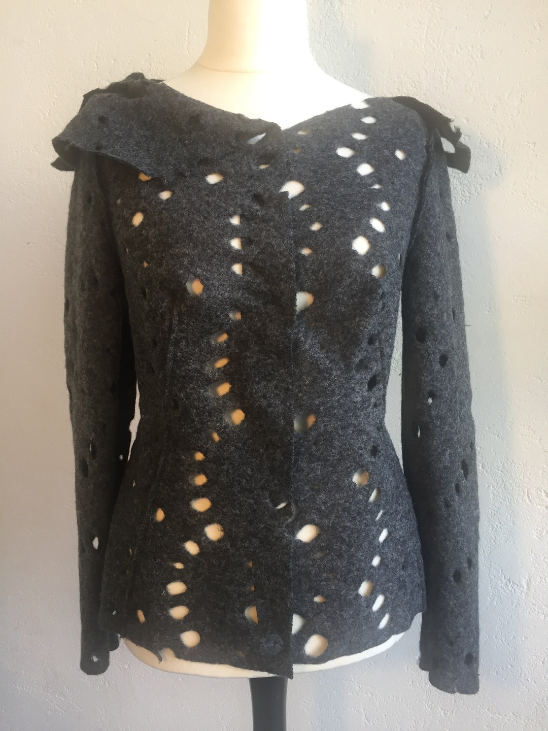 Jacket Nessi. Refined Wool Jacket by PRADA. Unique New Designer Piece ...