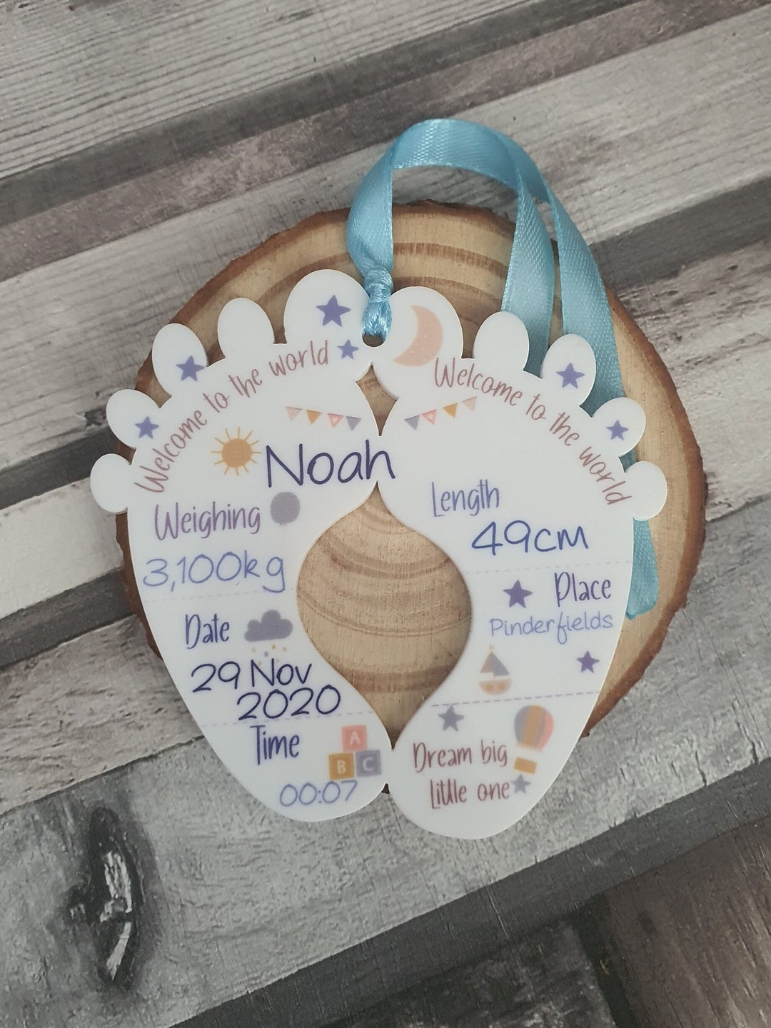 Personalised Baby Feet Keepsake, Acrylic Feet, New Baby Keepsake, New ...