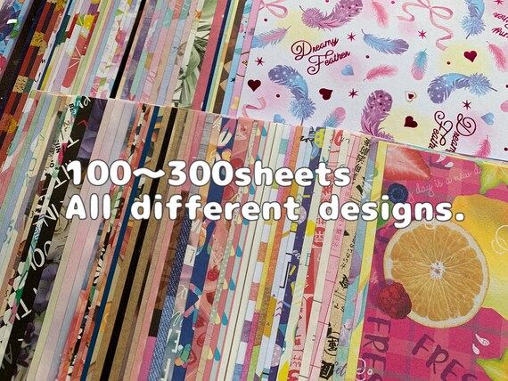 Random design paper. Assorted. Kawaii stationery. | Etsy