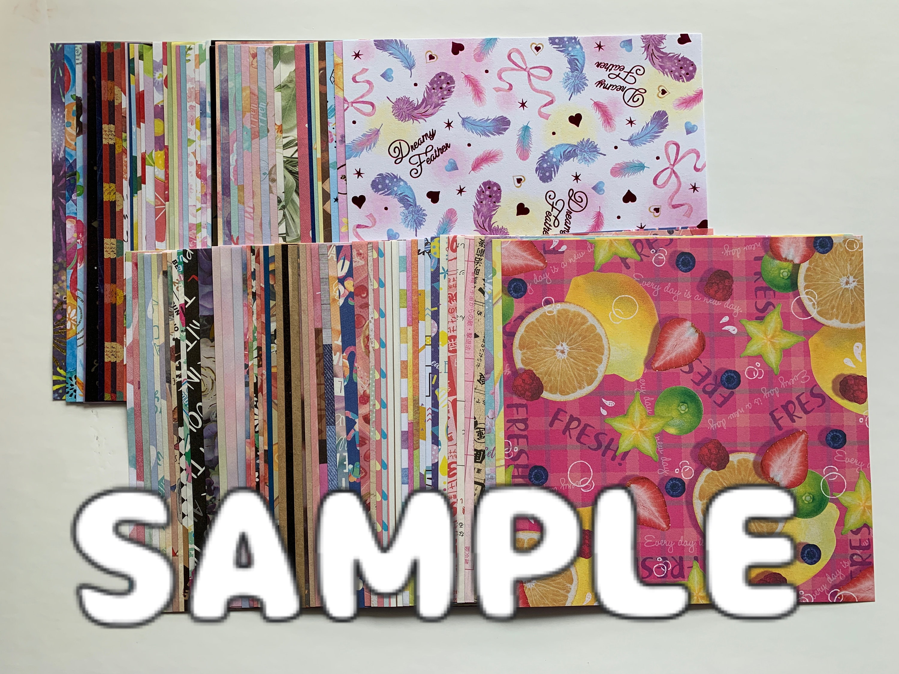 Random Design Paper. Assorted. Kawaii Stationery. - Etsy