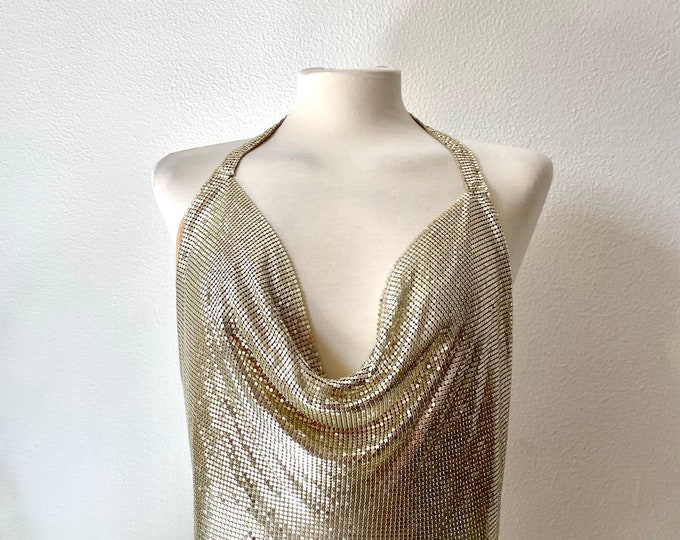 GOLD GLOMESH TOP - Etsy