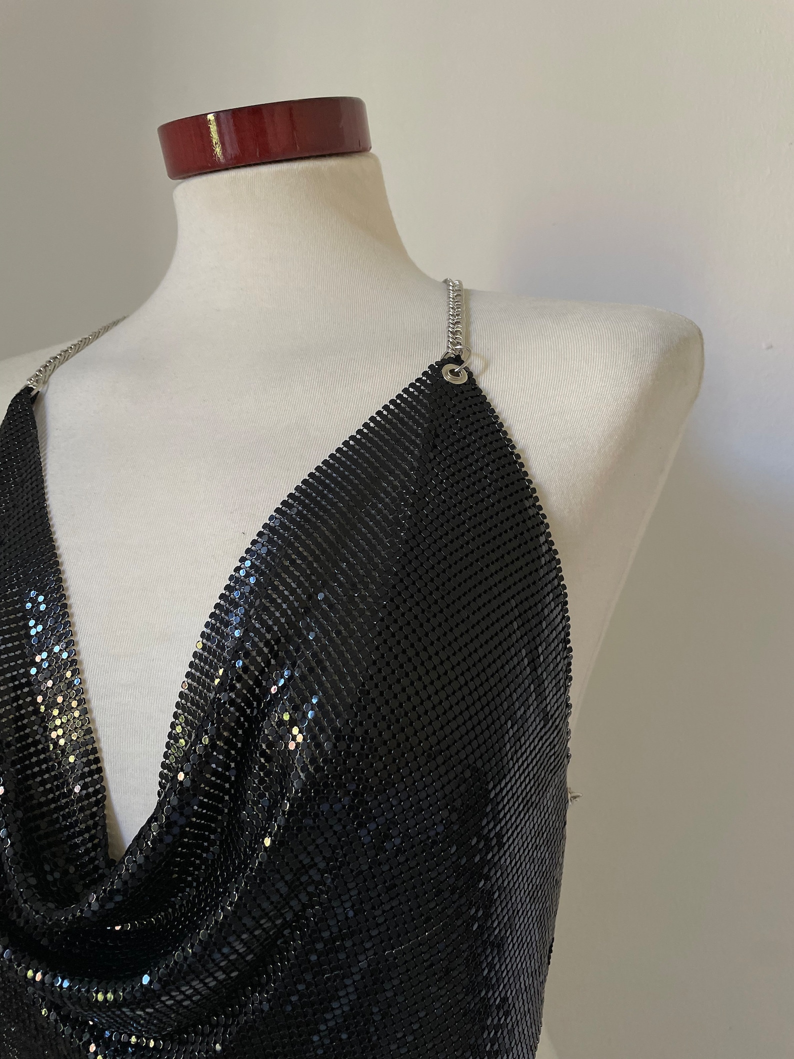 Stargirl Set Top & Skirt Combo Crystal Mesh Metal Chainmail Going Out ...