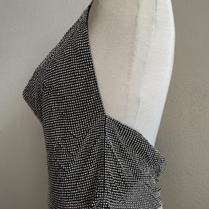 Gemma Top (black)| Chainmail Crystal Mesh Party Going Out Night Club ...