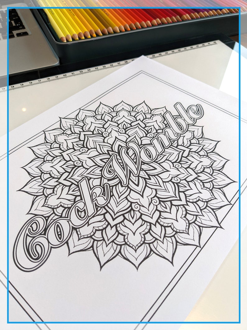 Rude Sweary Adult Mandala Colouring Pages Printable Instant - Etsy