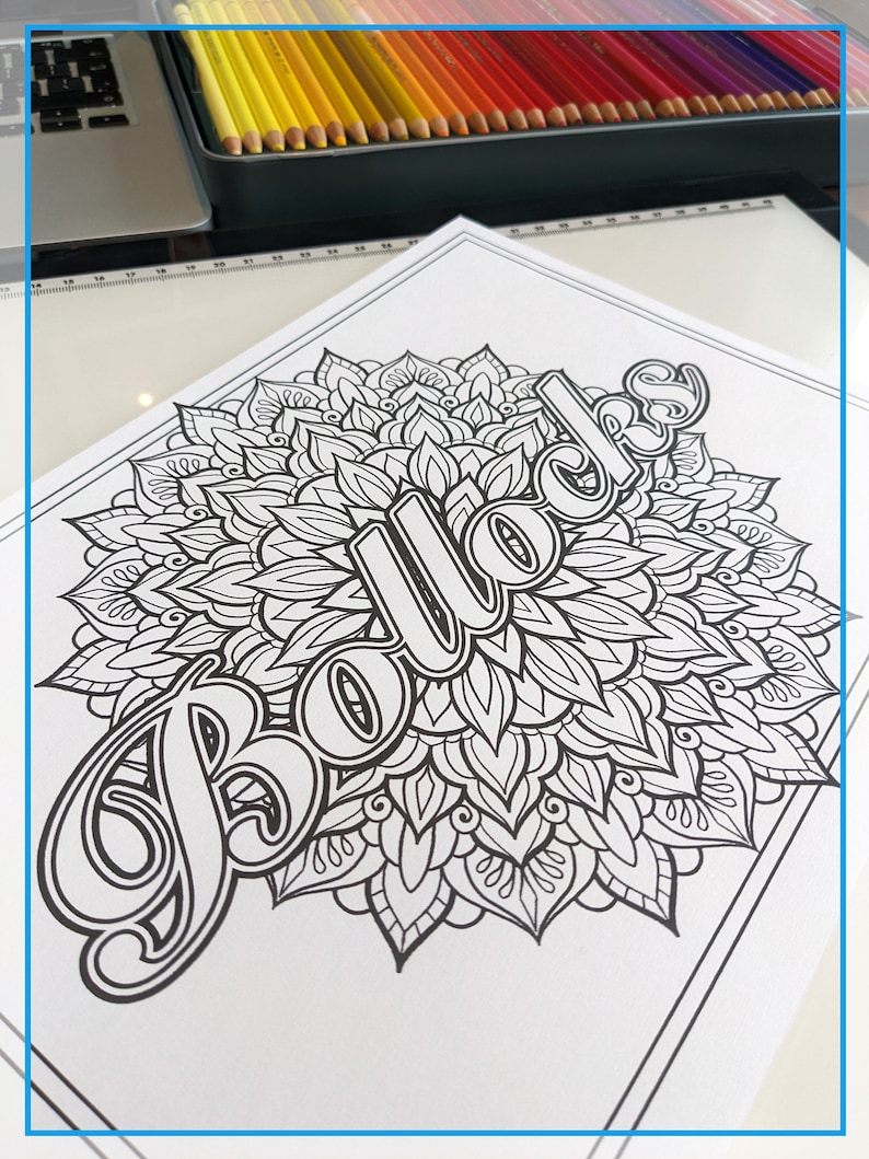Rude Sweary Adult Mandala Colouring Pages Printable Instant Download ...