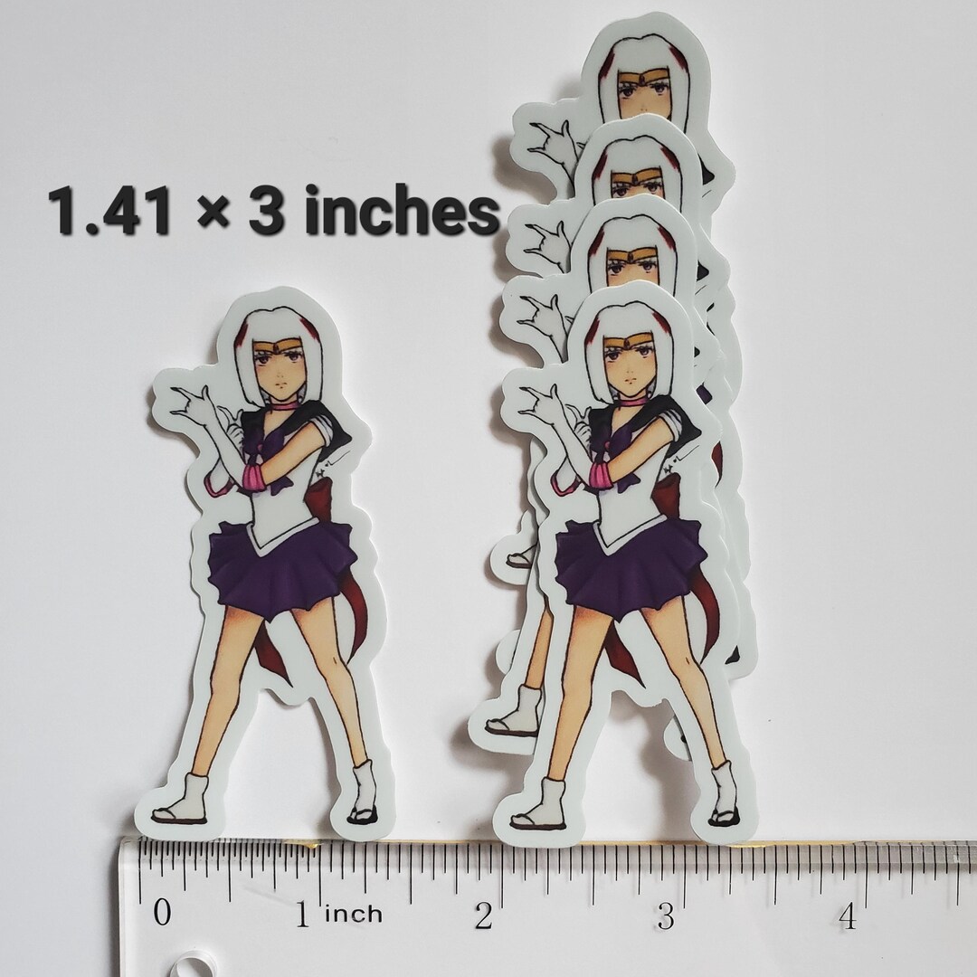 Uraume Sticker Sailor Moon Parody Anime JJK Jujutsu Kaisen - Etsy