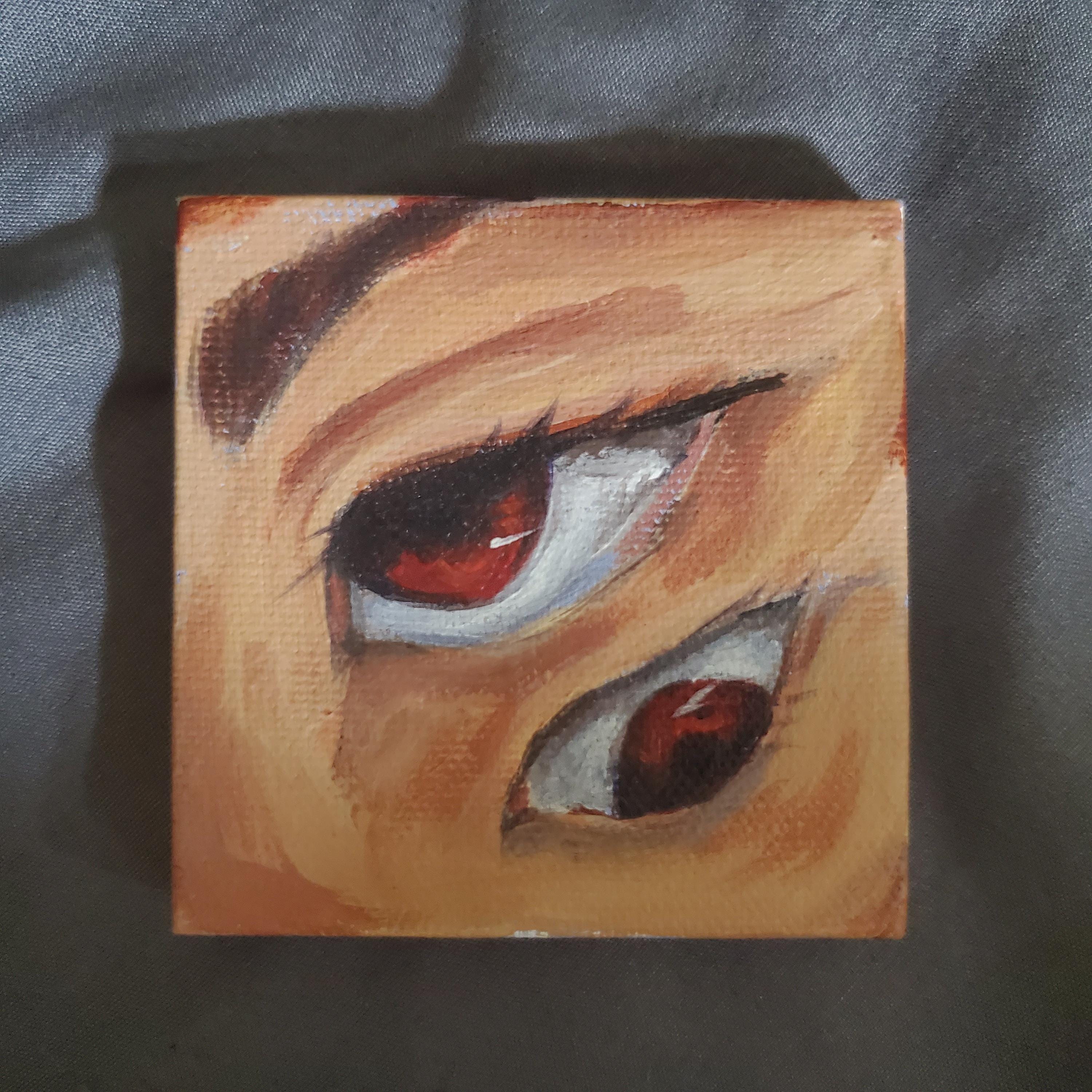 Sukuna Eye Painting Small Fan Art JJK Jujutsu Kaisen Sorcerer Anime - Etsy