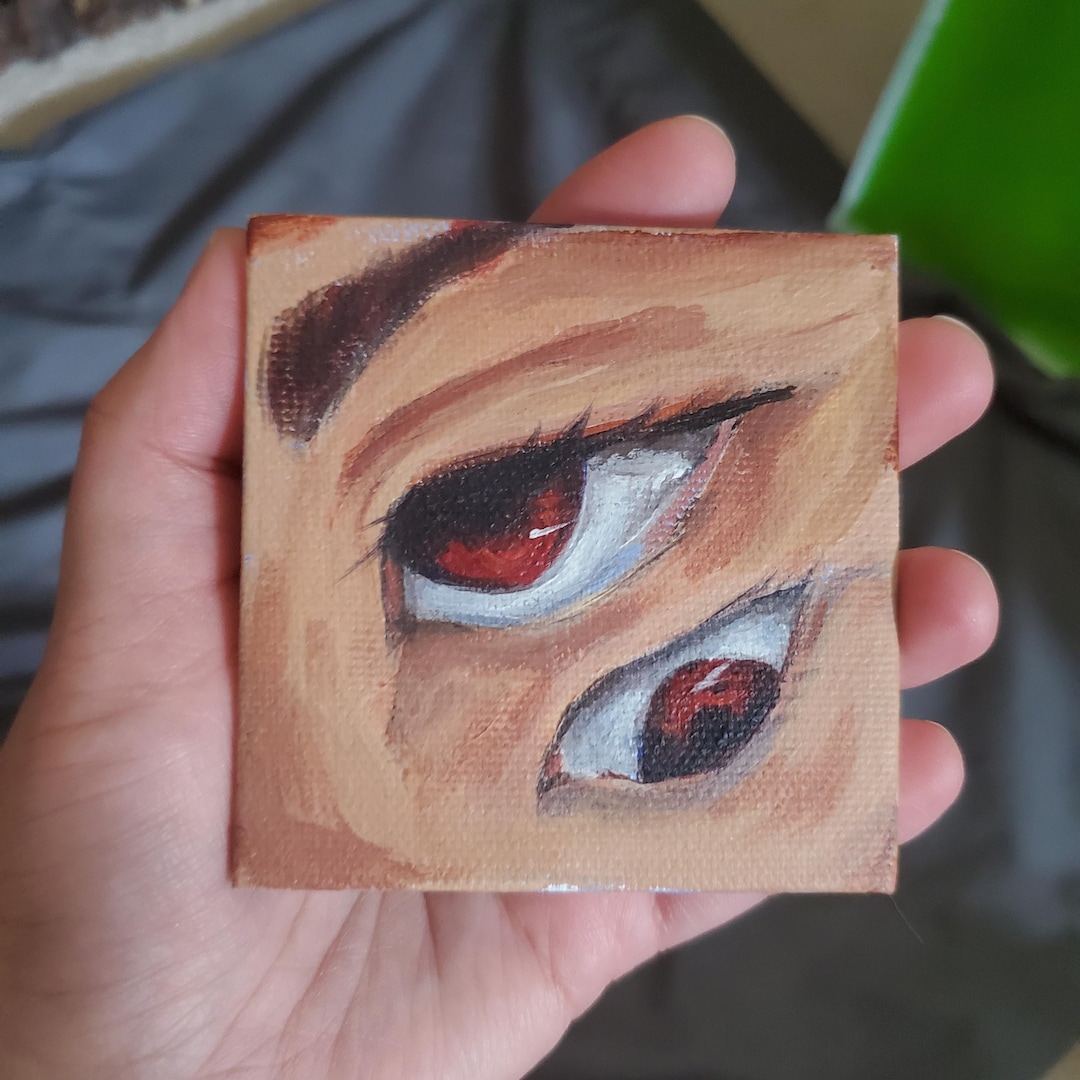 Sukuna Eye Painting Small Fan Art JJK Jujutsu Kaisen Sorcerer Anime - Etsy