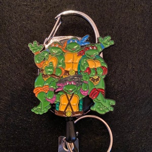 Teenage Mutant Ninja Turtles Retractable Badge Reel - Etsy