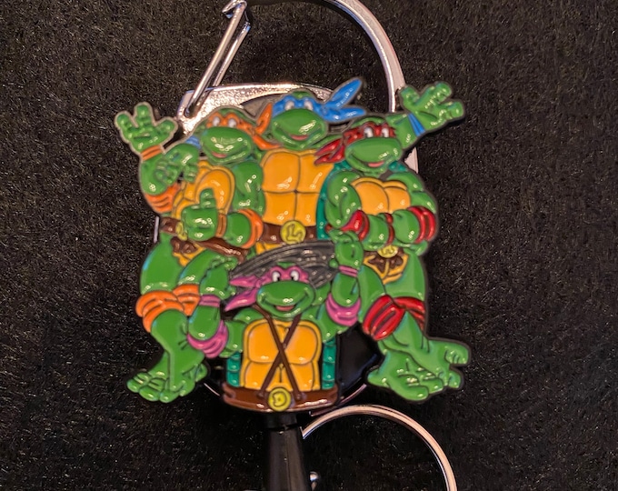 Teenage Mutant Ninja Turtles Retractable Badge Reel - Etsy