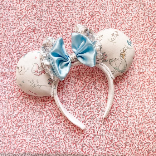 Alice In Wonderland Themed Ears Alice And Queen Of Hearts Etsy