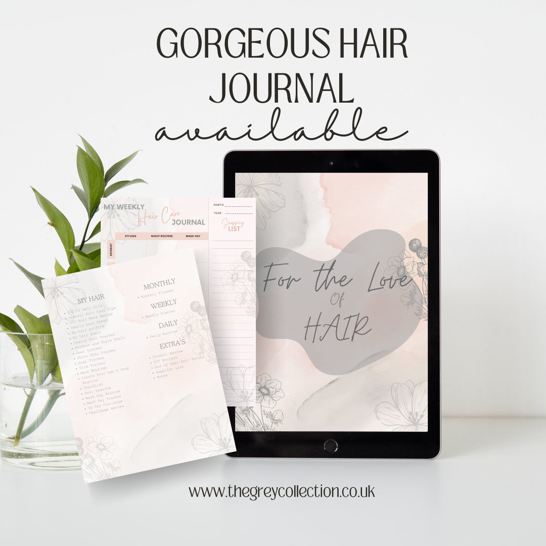 Gorgeous 40+ Page Hair Care Planner Journal for Healthy Hair | Natural ...