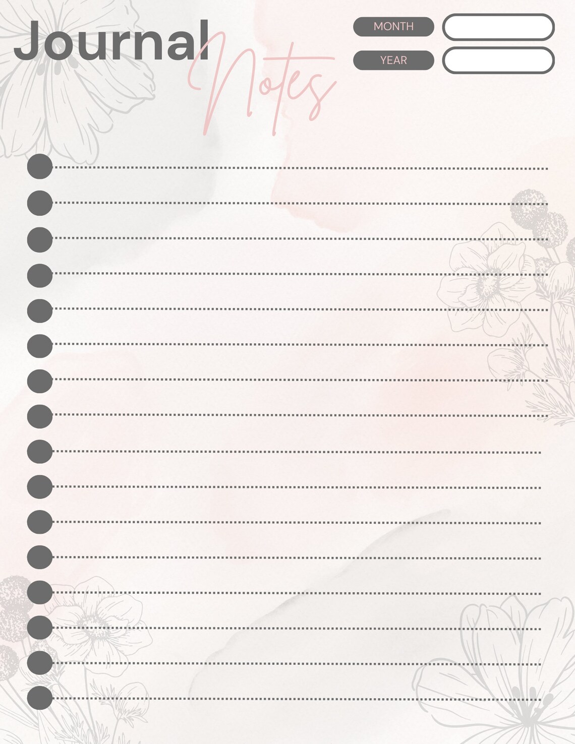 Gorgeous 40+ Page Hair Care Planner Journal for Healthy Hair | Natural ...