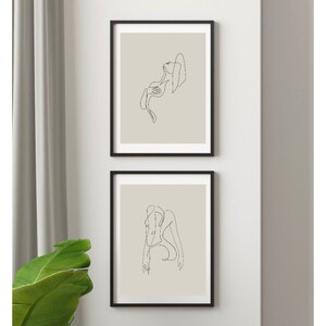 Female Body 2 - Digital Download Print - Wall Decor - Minimal Printable ...