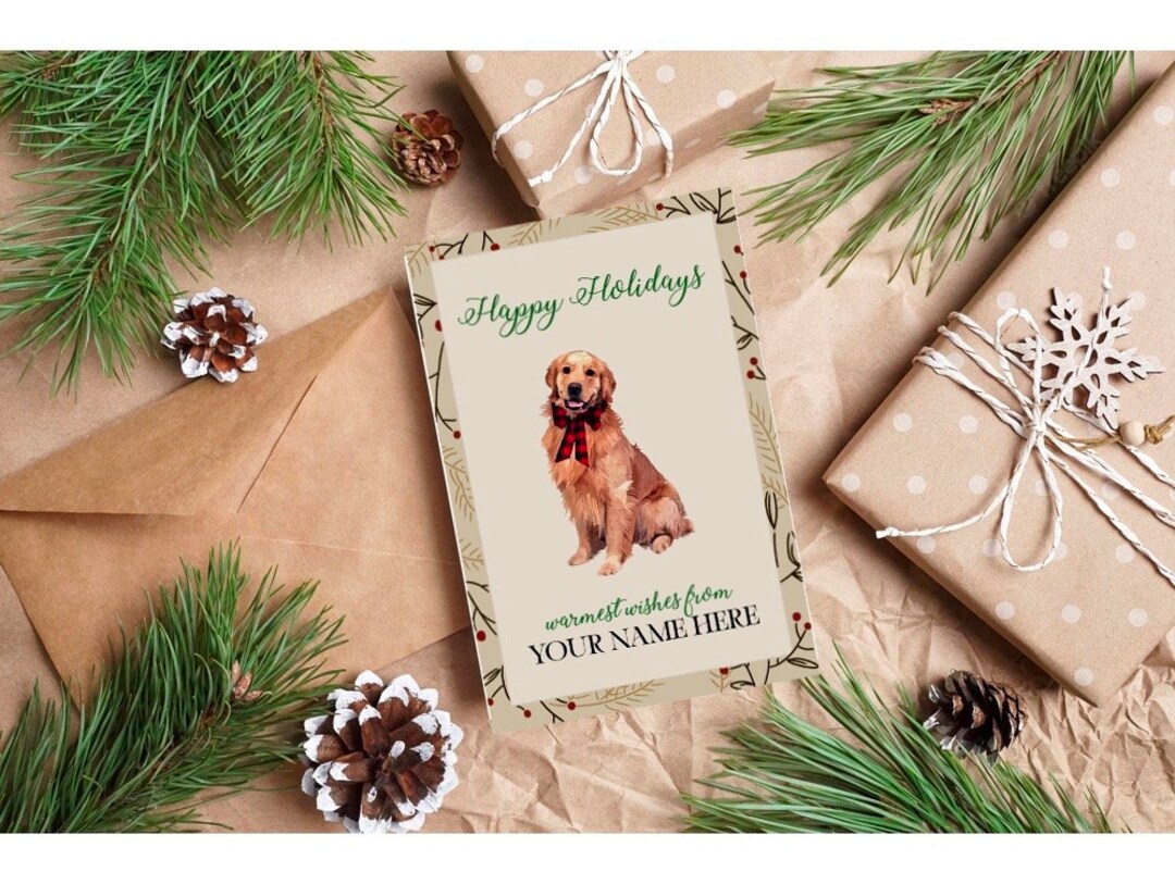 Custom Pet Christmas Card Printable Download JPEG,PDF Cat Christmas ...