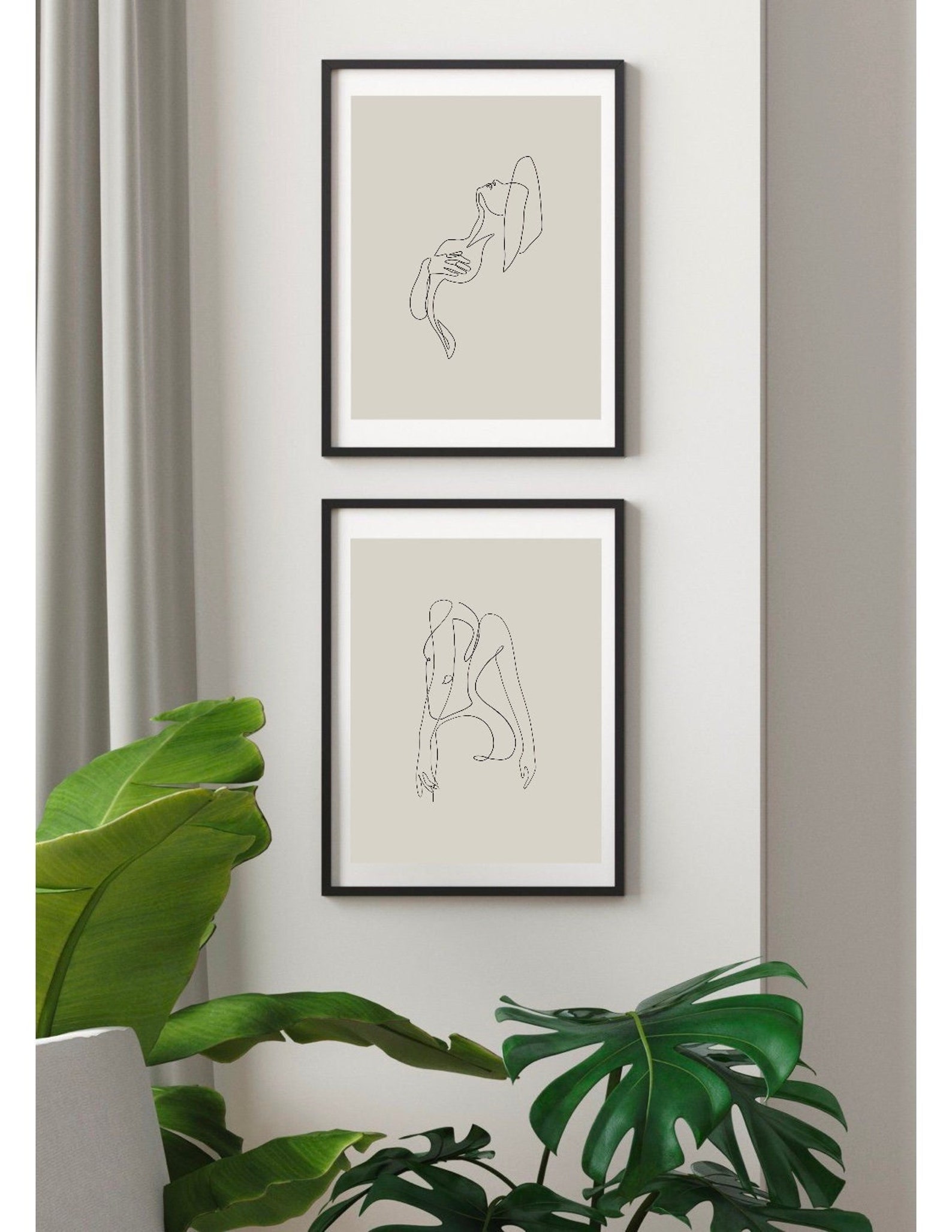 Female Body 2 Digital Download Print Wall Decor Minimal Printable Art ...