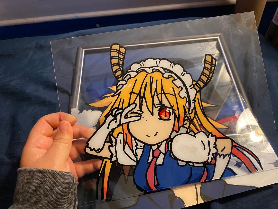 CUSTOM Anime, Cartoon, Personal Glass Paintings - Etsy