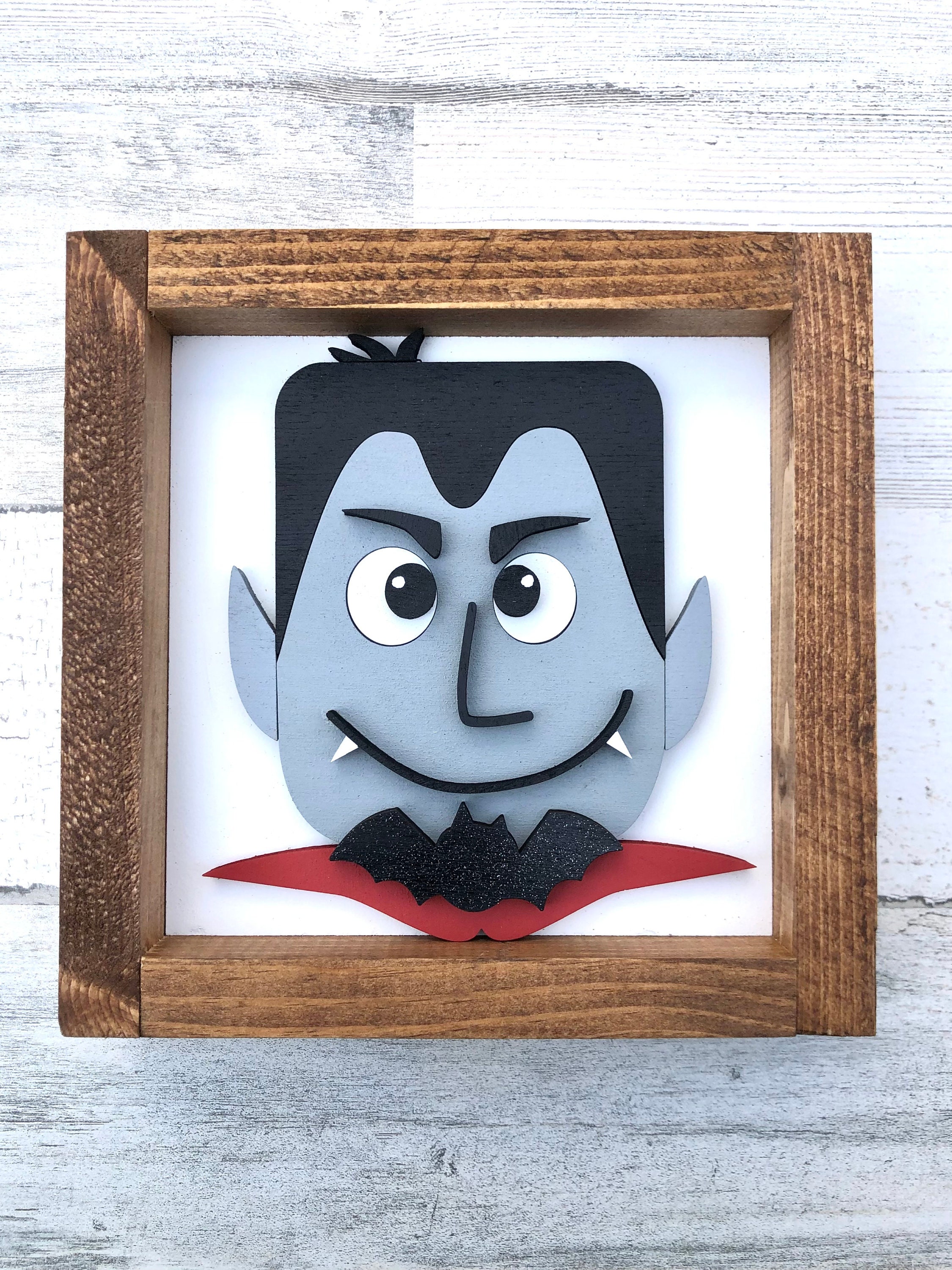 Vlad - Cute Vampire Sign, Goofy Vampire Sign, Dracula ,halloween Decor ...