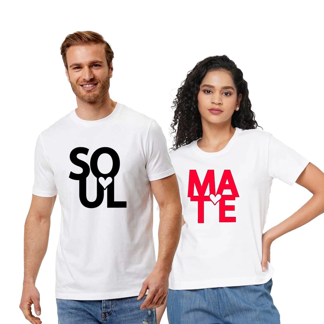 Matching Love Couples T-shirts, Soul Meat in Love, Couples Shirts ...