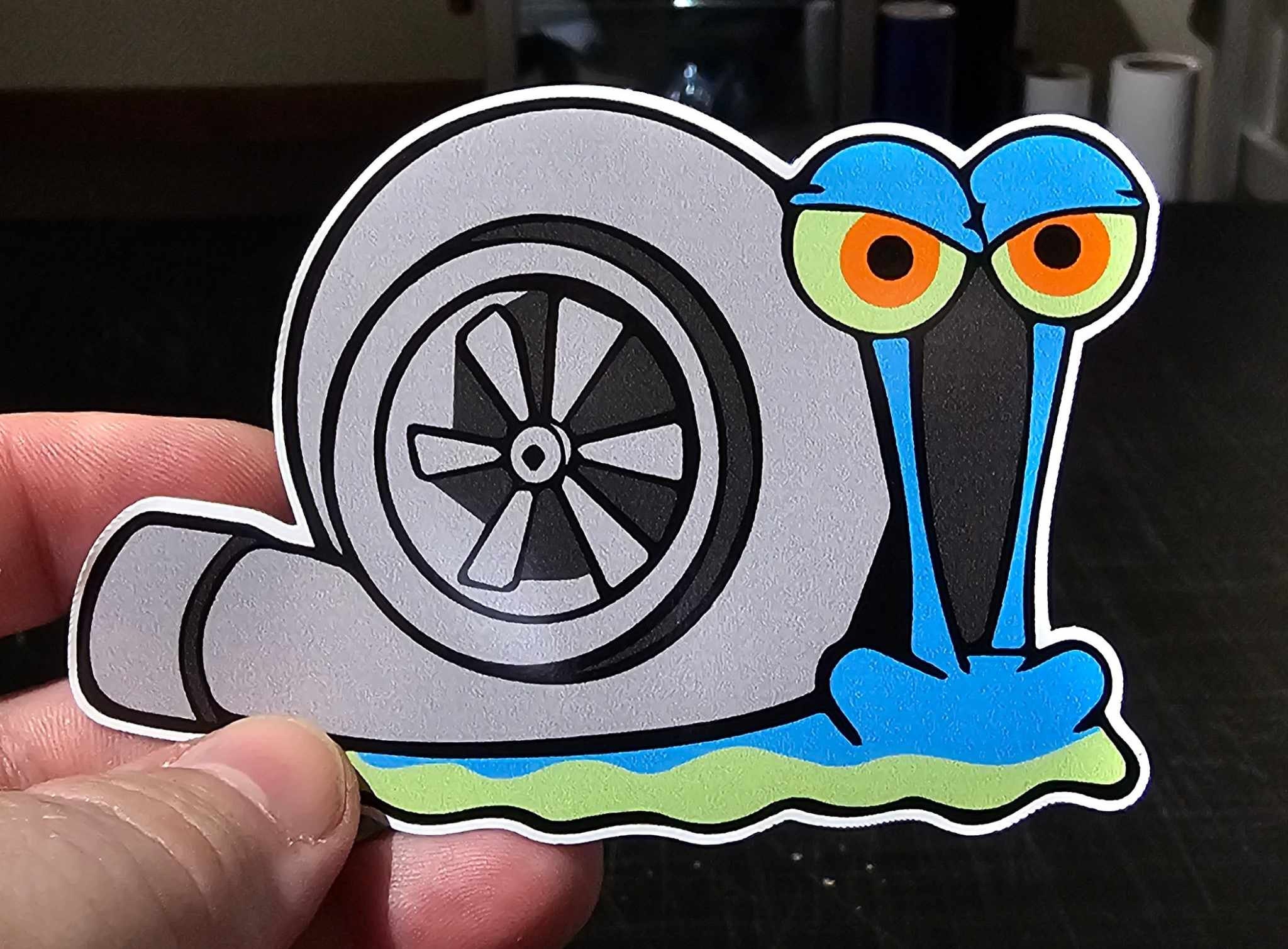 Turbo Snail Car SUV Gary Truck JDM Vinyl Decal Sticker Boost Evo STI ...