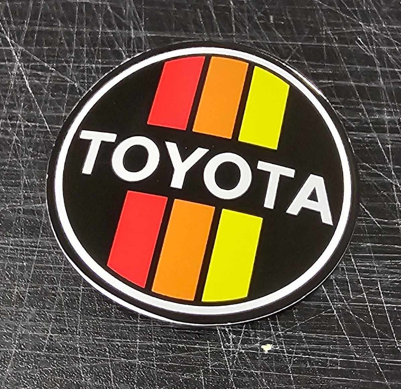 Toyota Retro JDM Tri-color Sticker Vintage Decal 3 4 Runner, Pickup ...