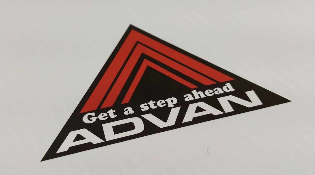 2x Advan Racing Decal Sticker JDM Drift Civic Type R Integra SIR SI ...
