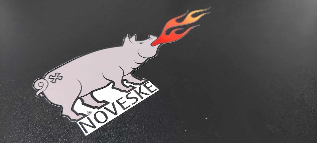 Noveske Flaming PIG Decal Rifle Gun Pistol Shooting Hunting Tactical 5. ...