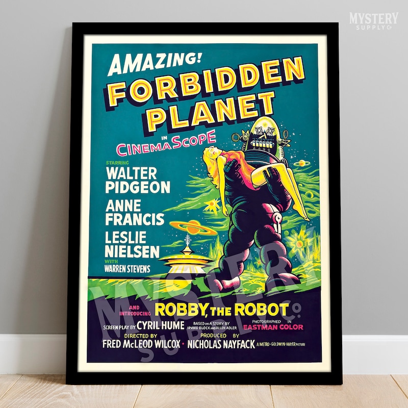 Robot Poster - Etsy