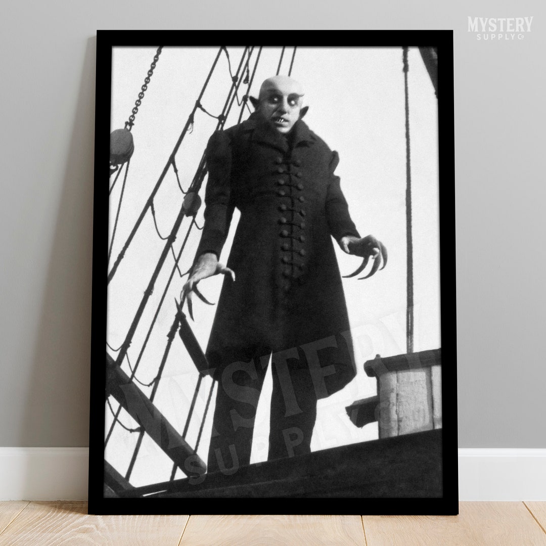 Nosferatu 1922 Vintage Vampire Dracula Horror Movie Photo Poster / Wall ...
