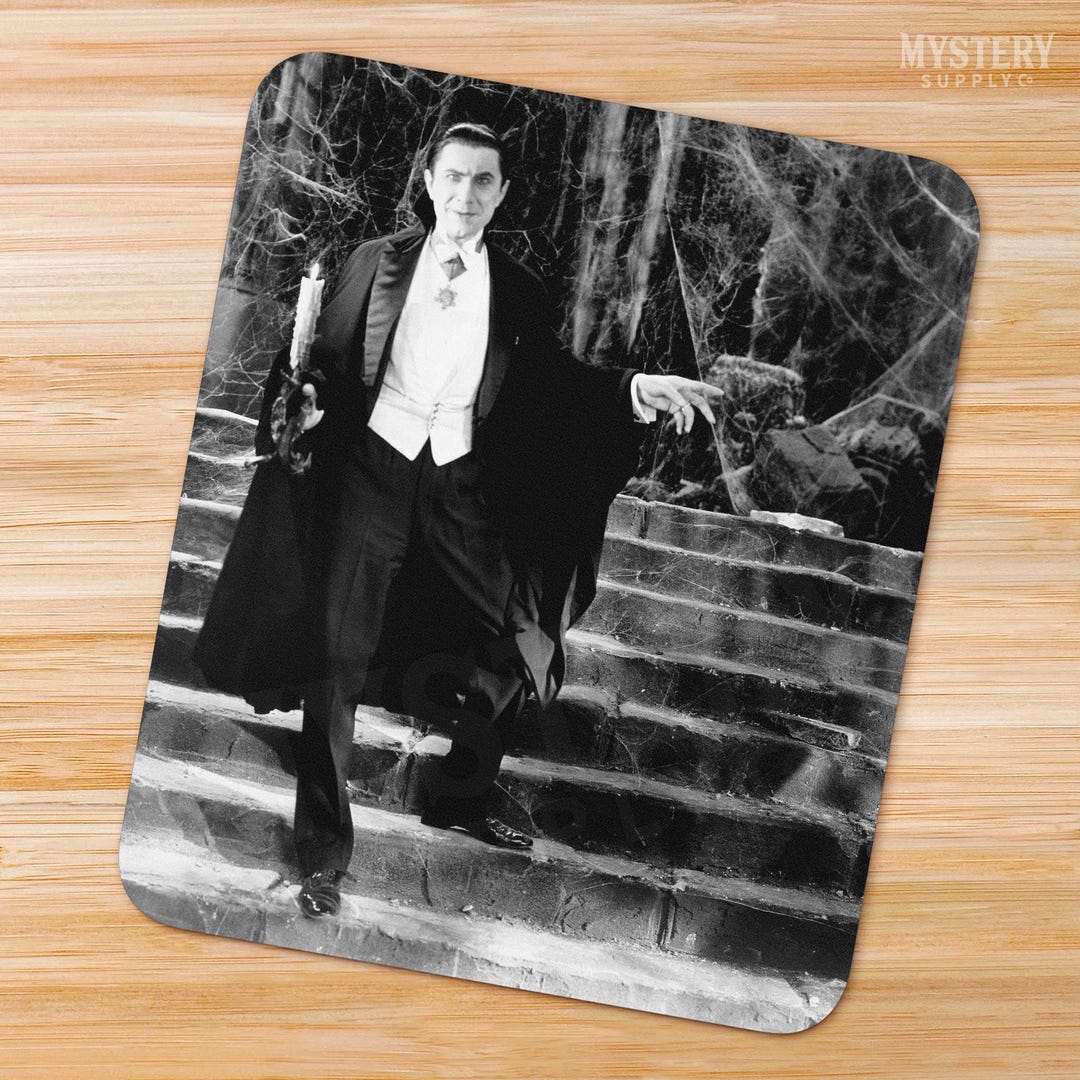 Dracula Vintage Vampire Horror Movie Candle Cobwebs Castle Steps ...
