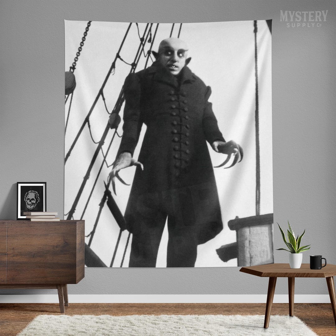 Nosferatu Vintage Vampire Dracula Horror Movie Count Orlok Photo Wall ...